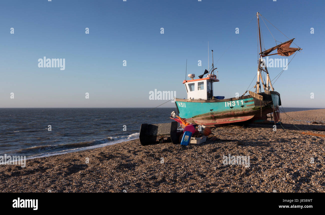 Fishing boat on Aldeburgh beach, Suffolk,England Stock Photo - Alamy
