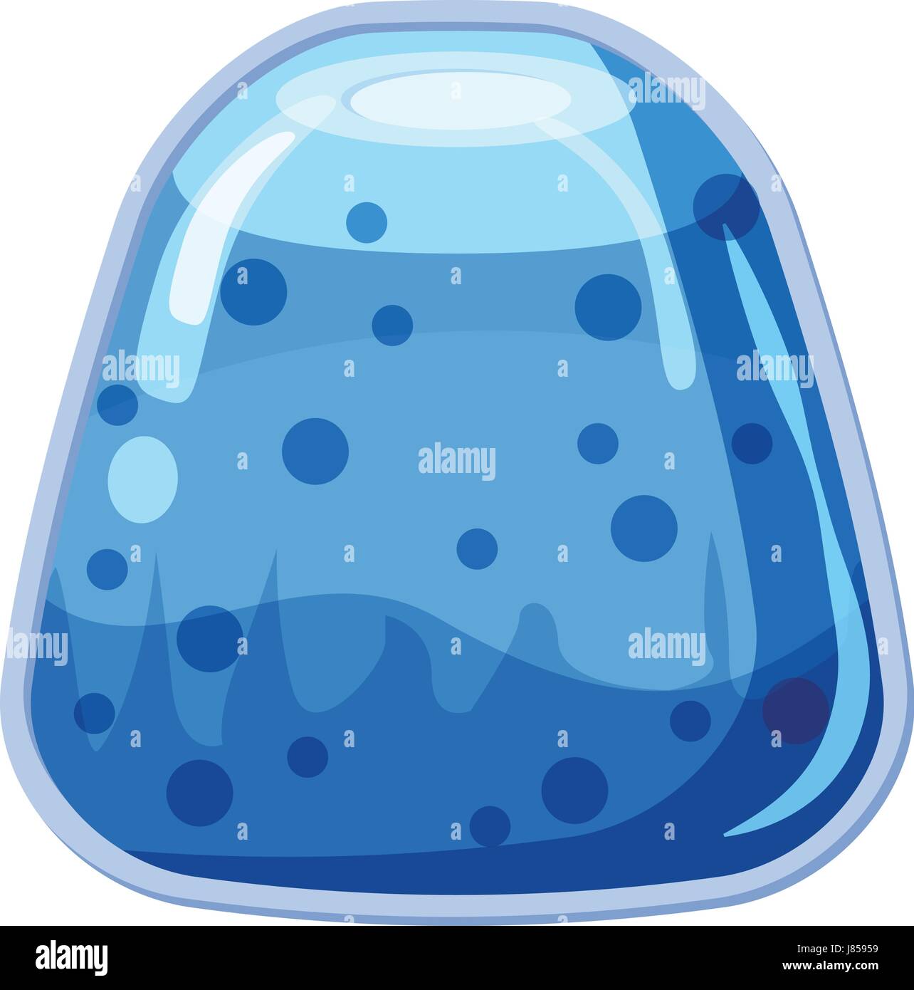 Blue bonbon icon cartoon Stock Vector Images - Alamy