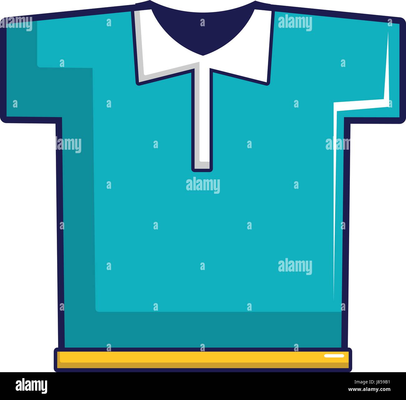 Blue polo shirt icon, cartoon style Stock Vector Image & Art - Alamy