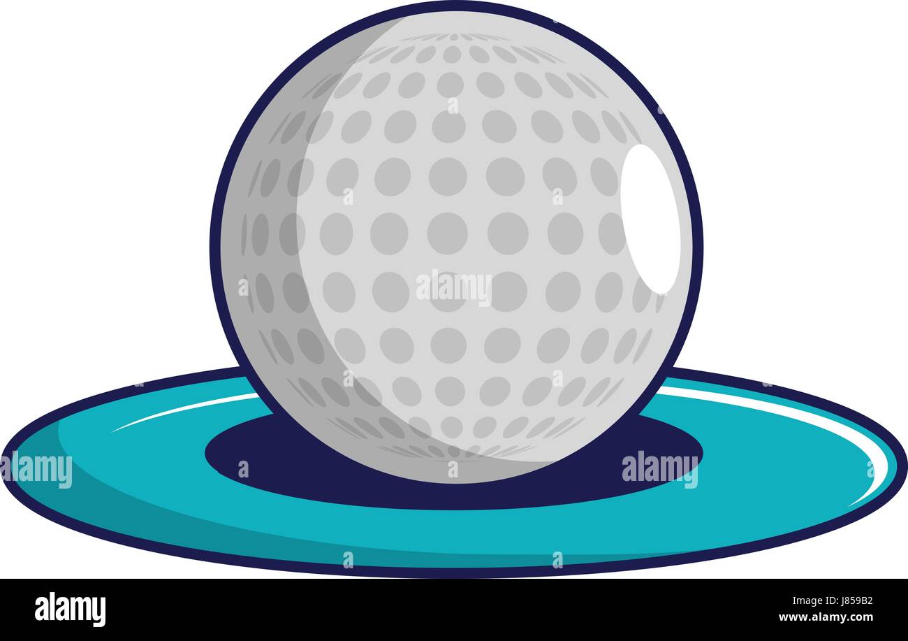 Golf ball icon, cartoon style Stock Vector Image & Art - Alamy