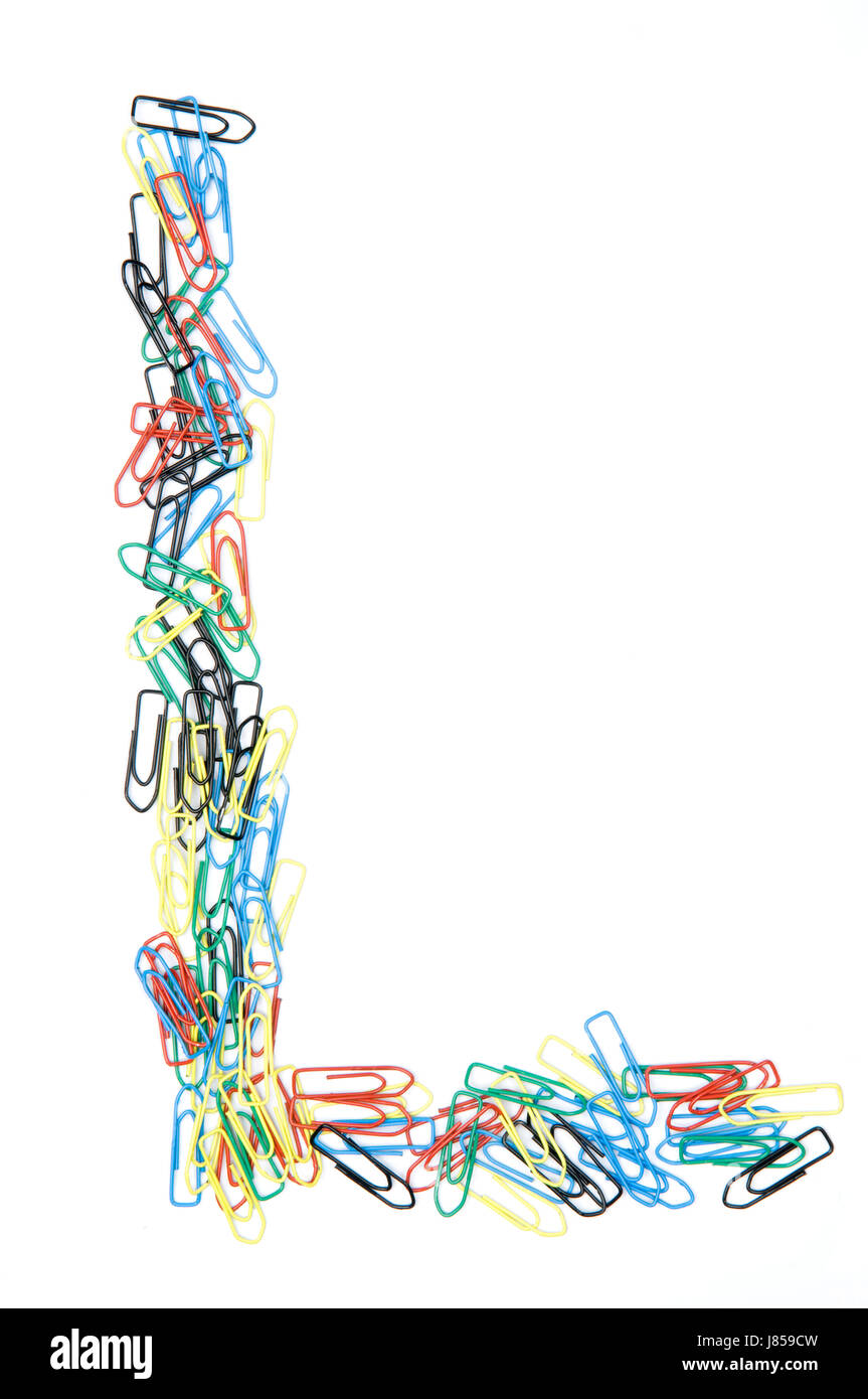 office object shape letter binder alphabet design shaping formation ...