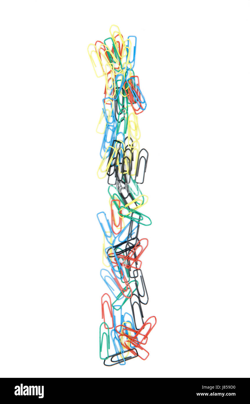 office object shape letter binder alphabet design shaping formation ...