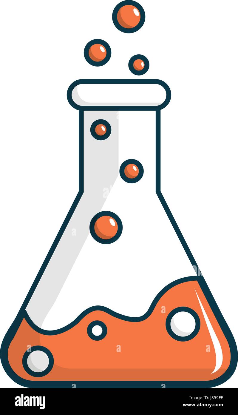 Chemical laboratory transparent flask icon Stock Vector Image & Art - Alamy