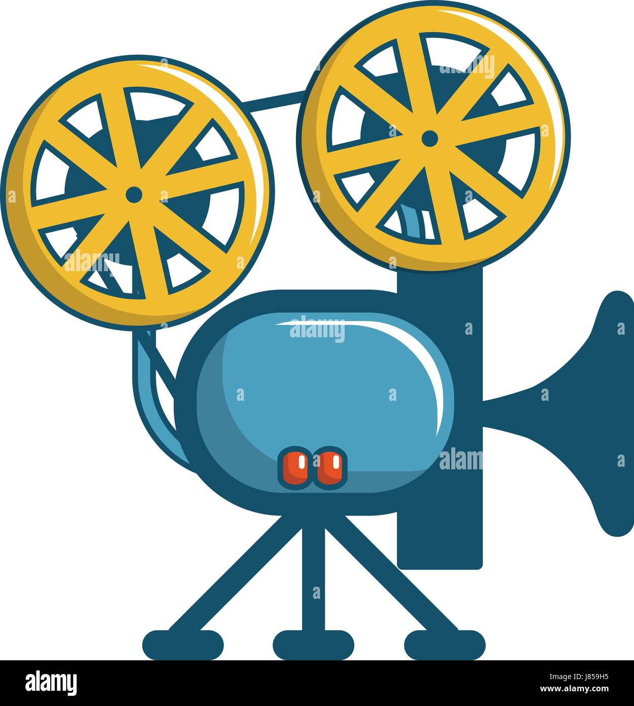 Tripod camera icon cartoon style Stock Vector Images - Alamy