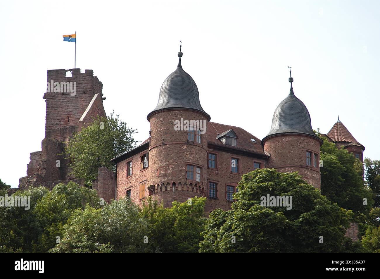 Wertheim castle city view hi-res stock photography and images - Alamy