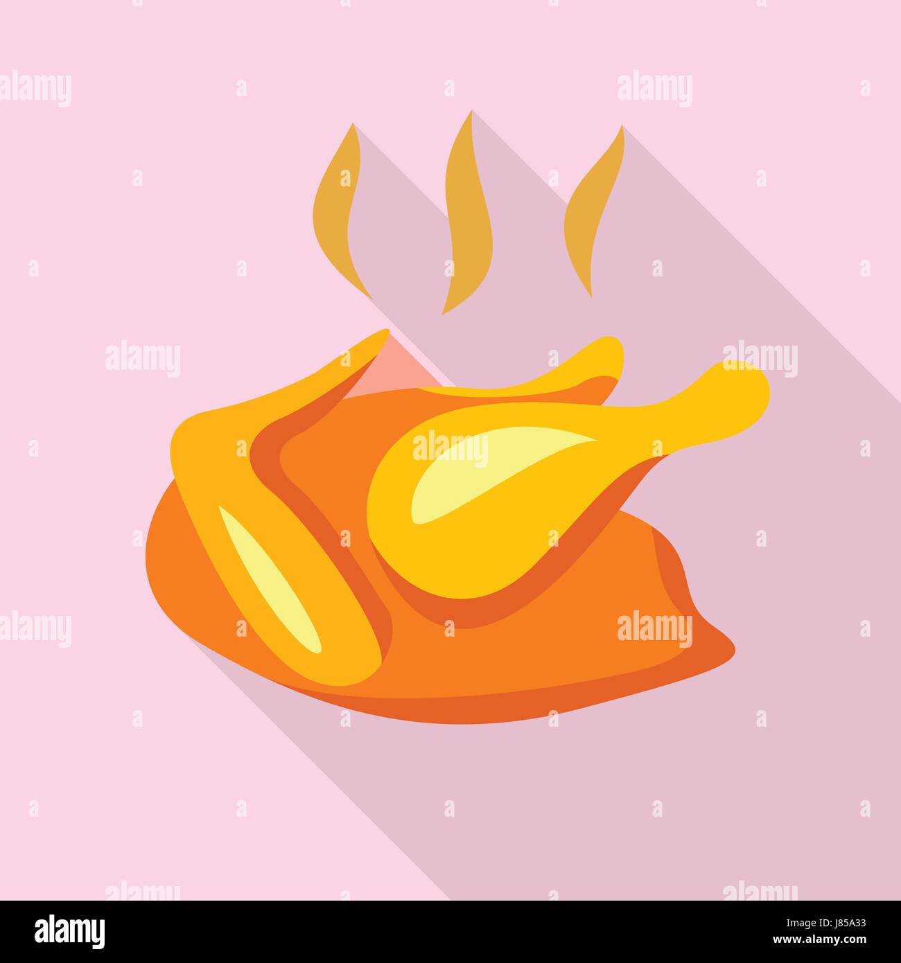 Golden roasted crisp skin Stock Vector Images - Alamy