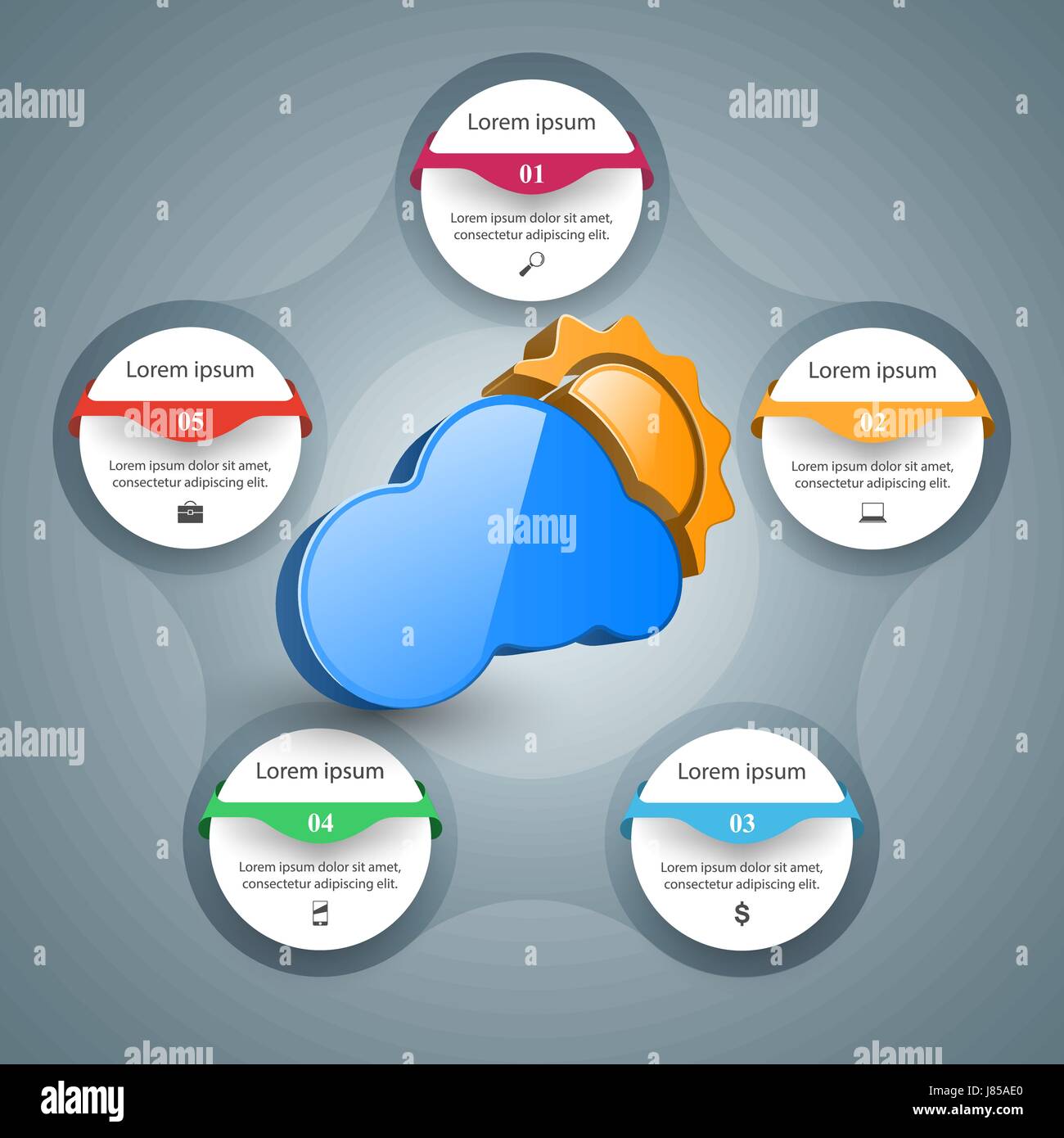 Weather forecast infographics design elements hi-res stock photography ...