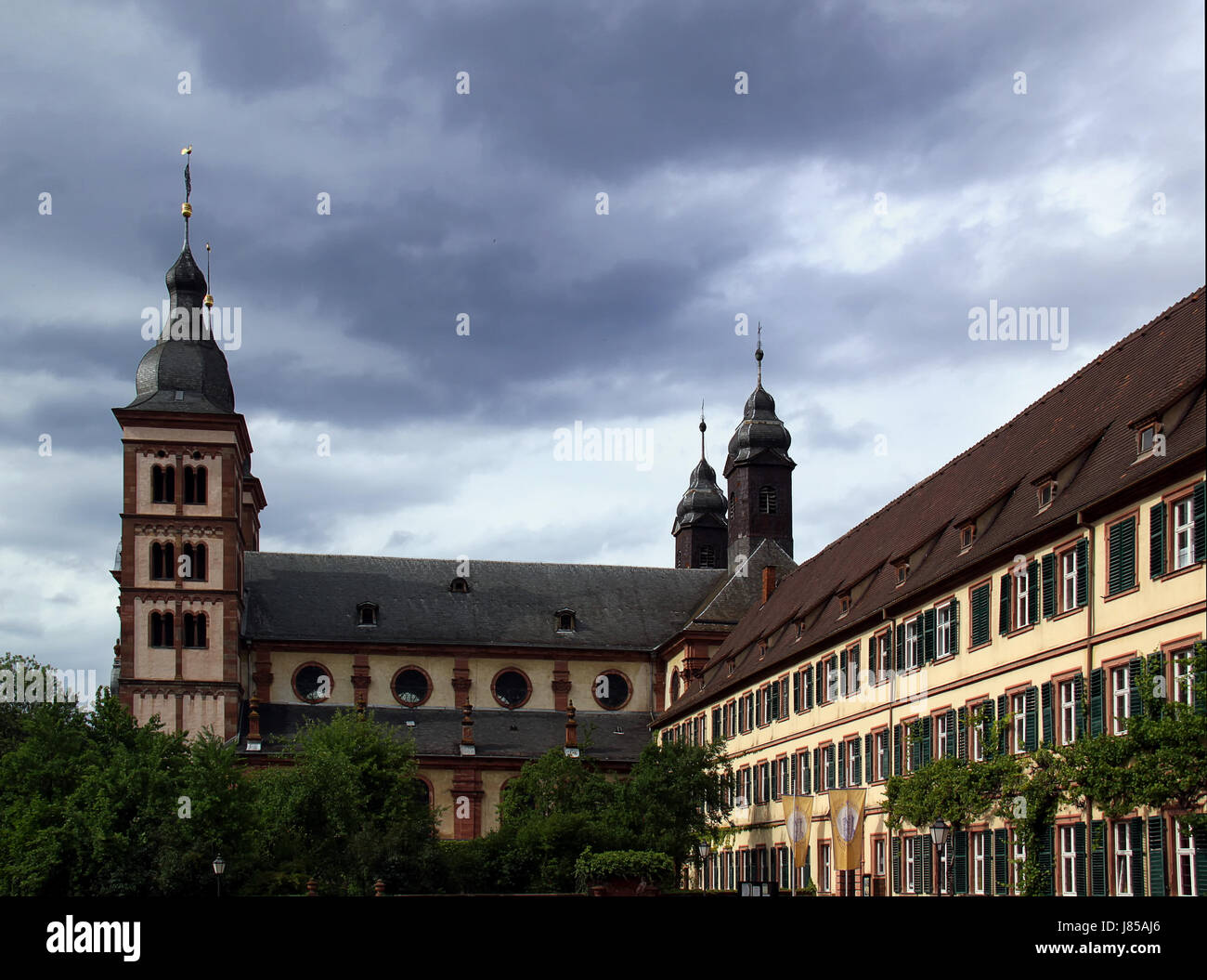 church baroque sandstone church baroque towers sandstone abbey minster ...