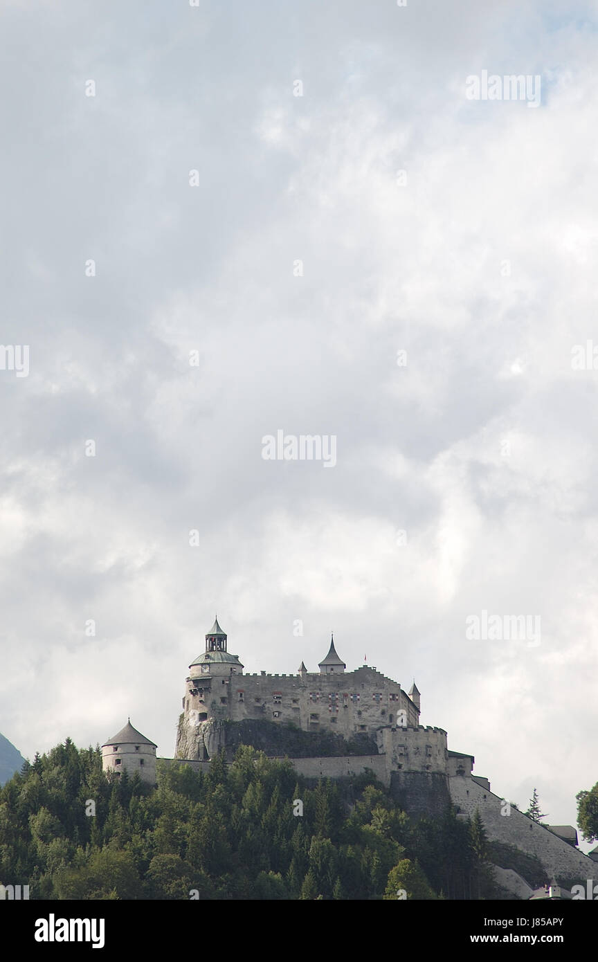 austrians fortress throw mountain chateau castle alps austrians sights ...