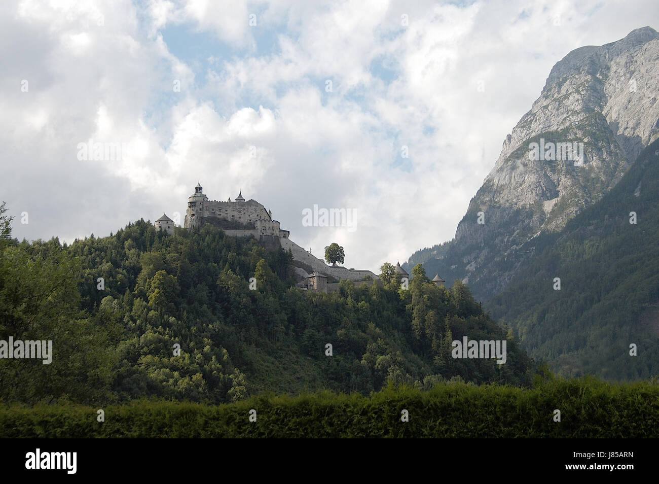austrians fortress throw mountain chateau castle alps austrians sights ...