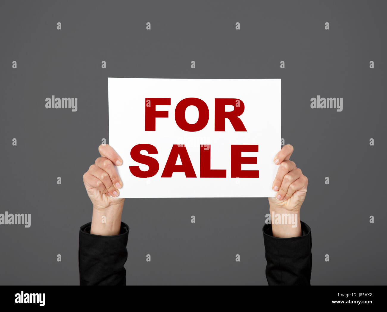 woman hand hands possession holding billboard for sale advert page ...