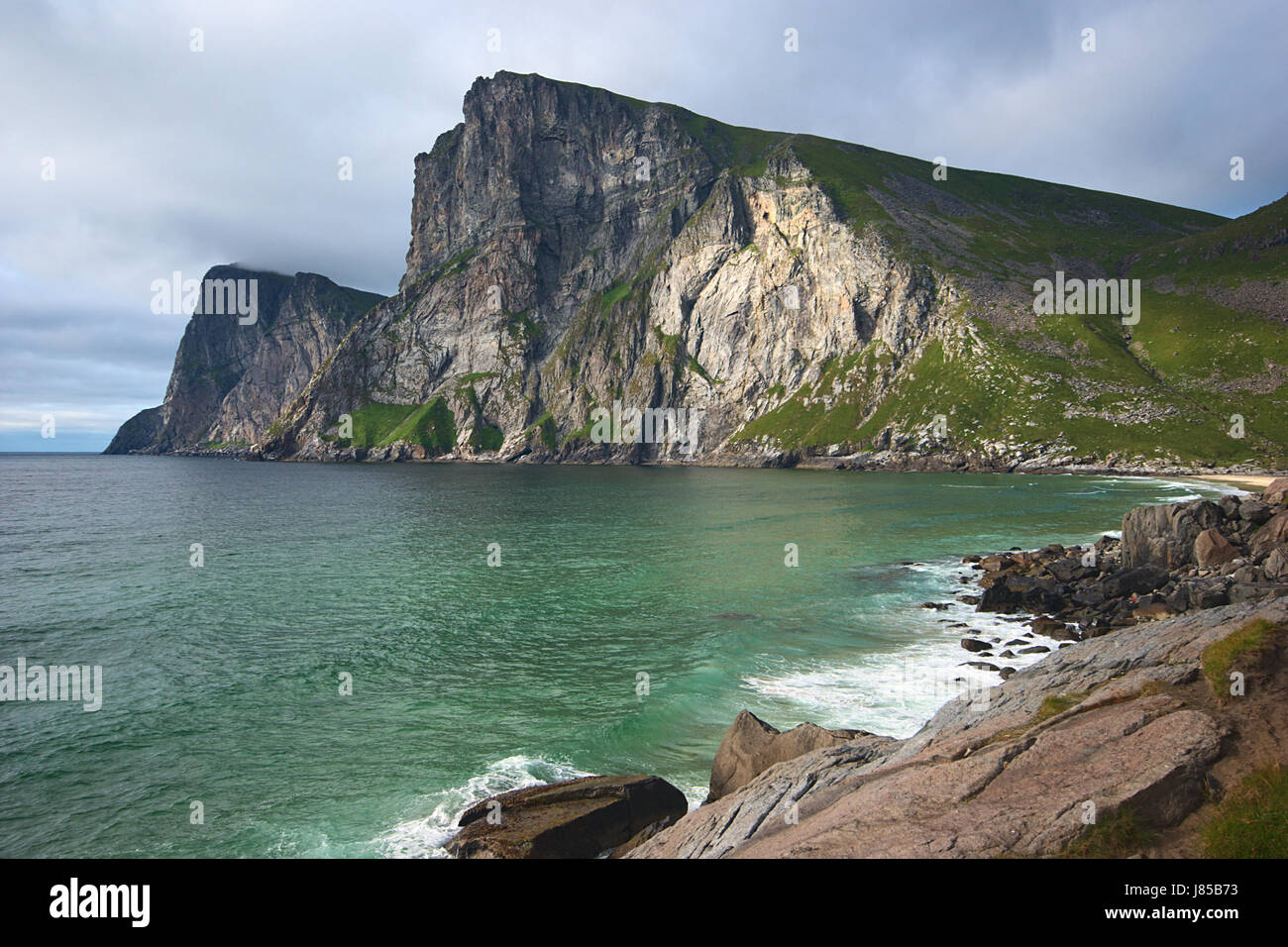 norway coast bay scandinavia landscape scenery countryside nature salt ...