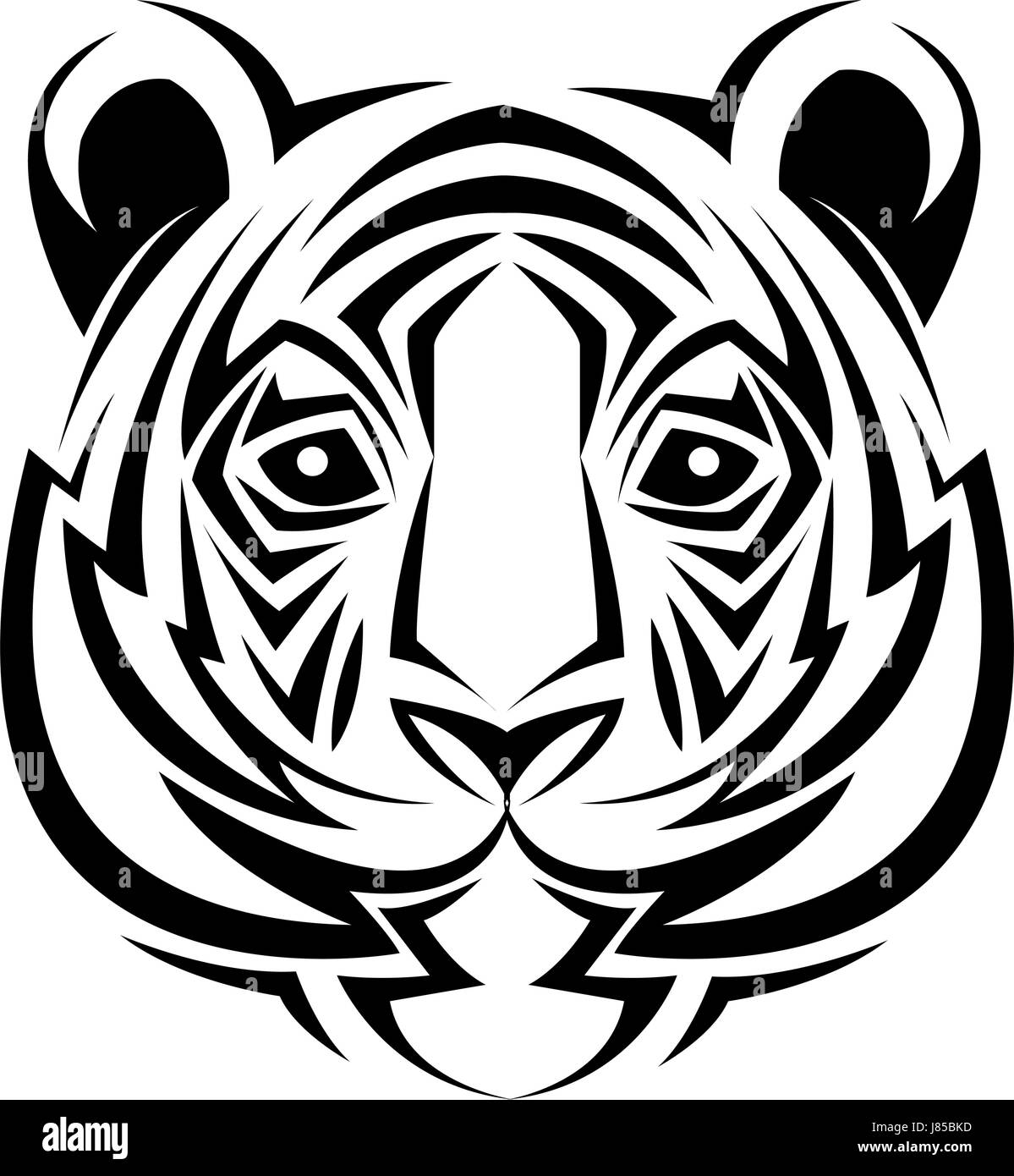 Tiger Tribal Art