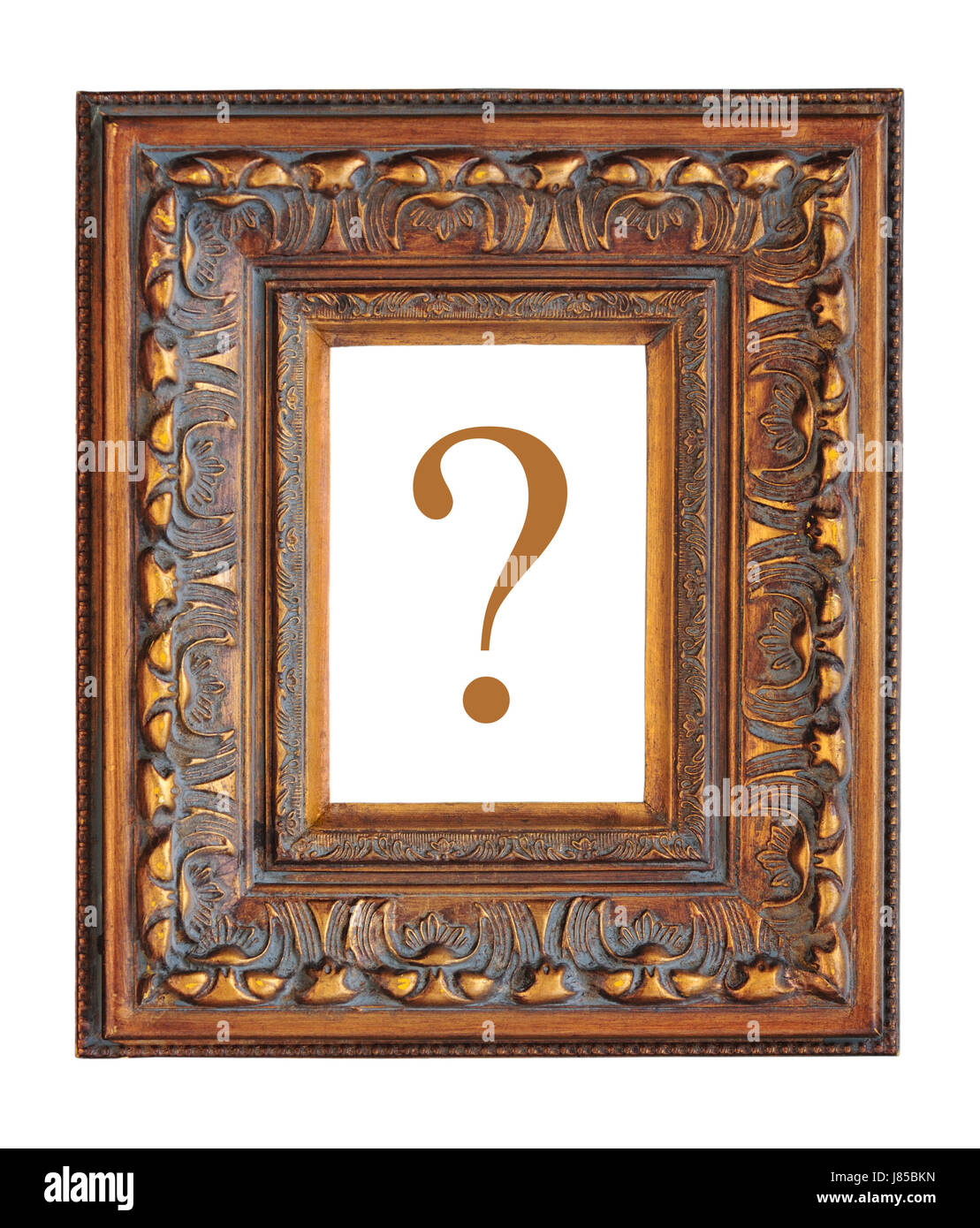 antique decoration letter query asked ask question demand sign wooden ...
