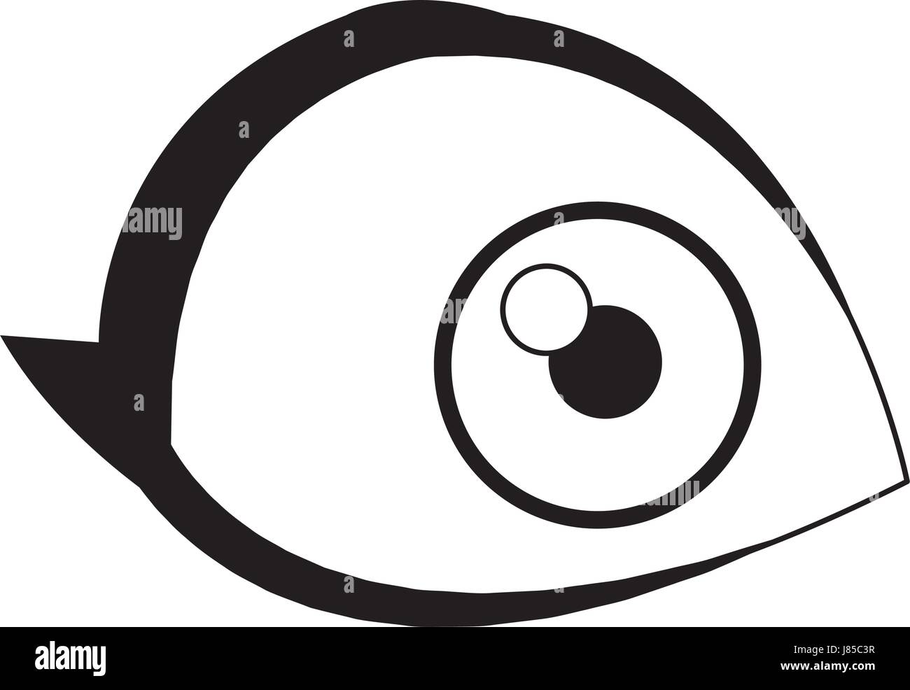 cartoon human eye look style Stock Vector Image & Art - Alamy