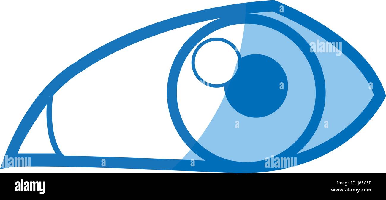 cartoon human eye look style Stock Vector Image & Art - Alamy