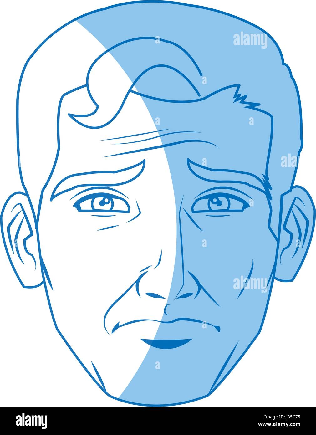 character man face comic pop art Stock Vector Image & Art - Alamy