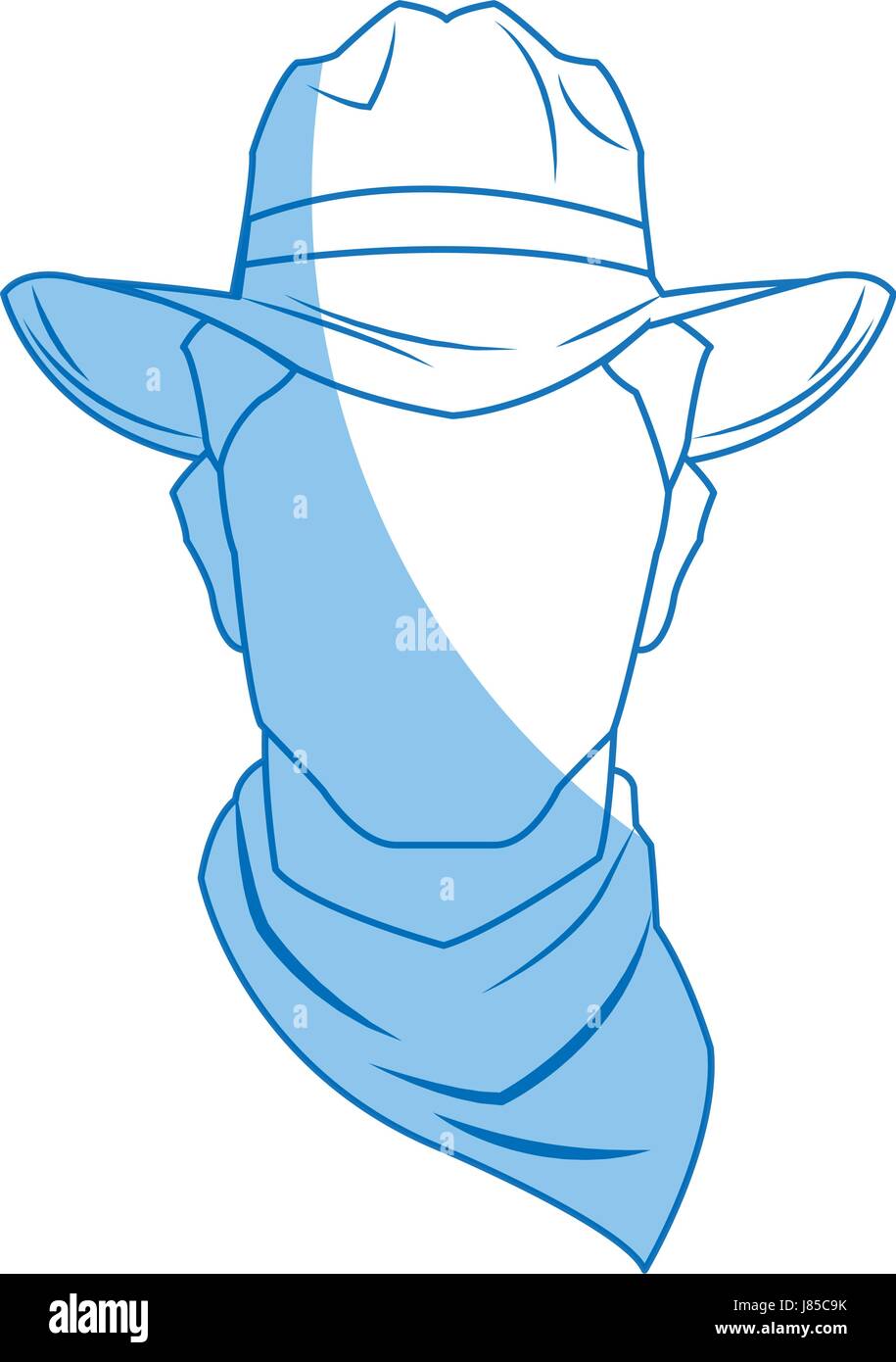 silhouette man cowboy wear hat image Stock Vector Image & Art - Alamy