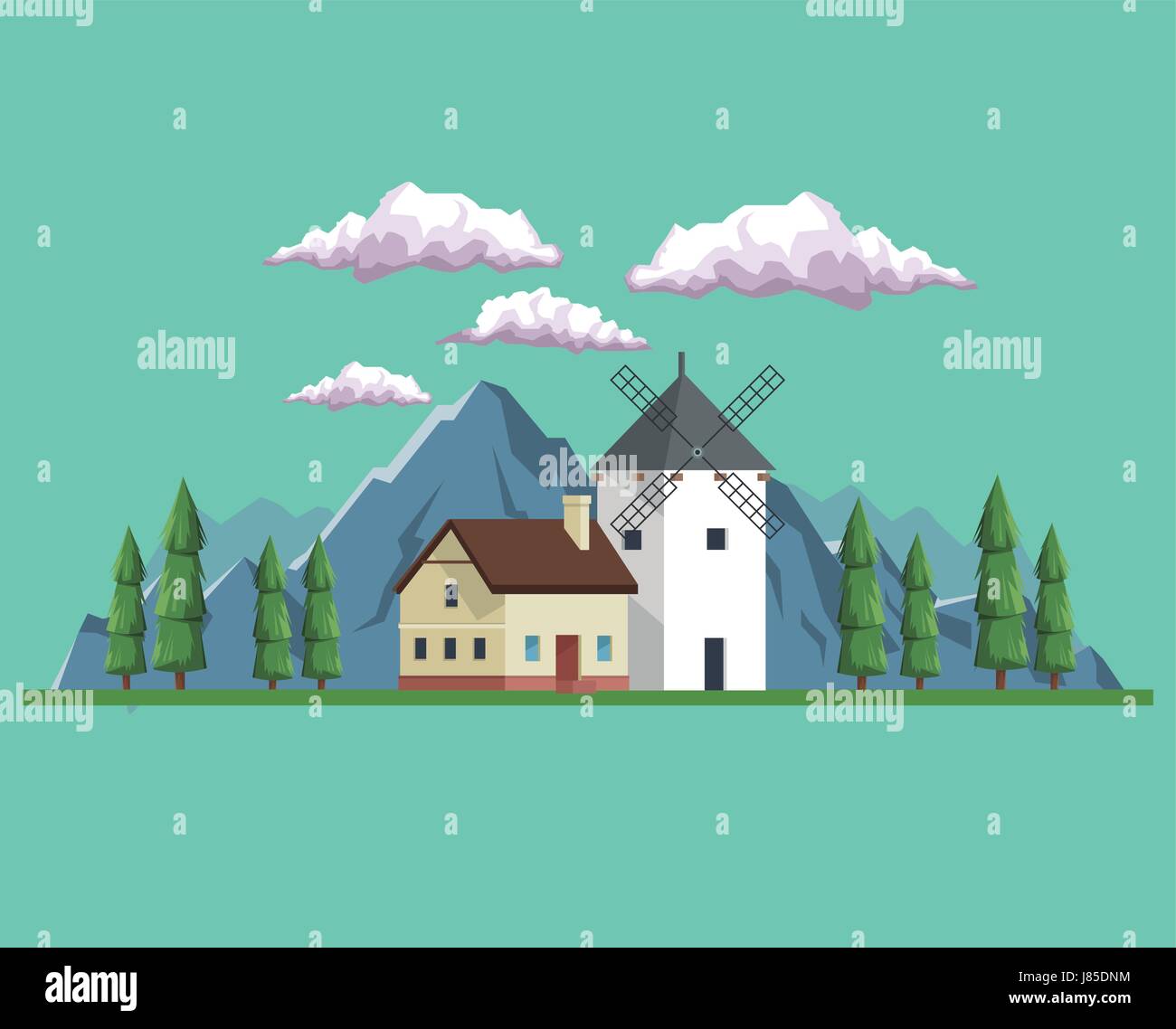 Tourism daytime Stock Vector Images - Alamy