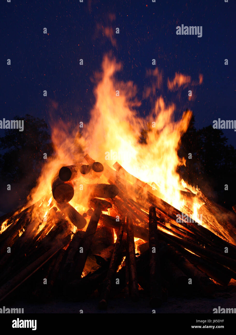 fire conflagration flame flames solstice midsummer festival sparks hot ...