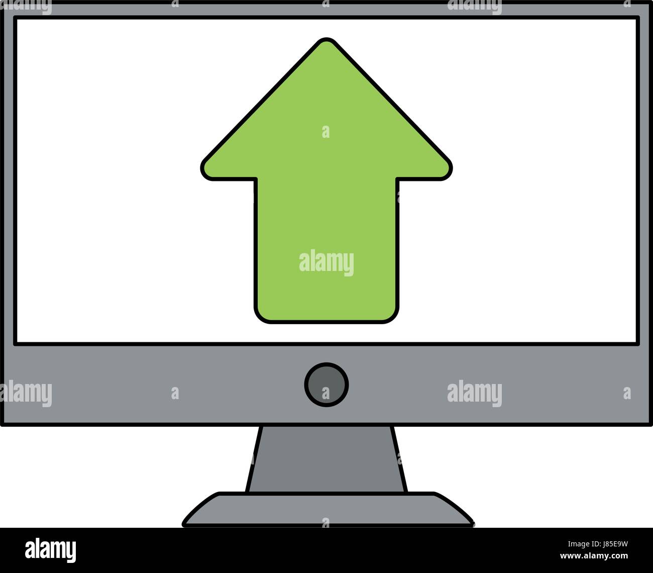 arrow computer monitor Stock Vector Image & Art - Alamy