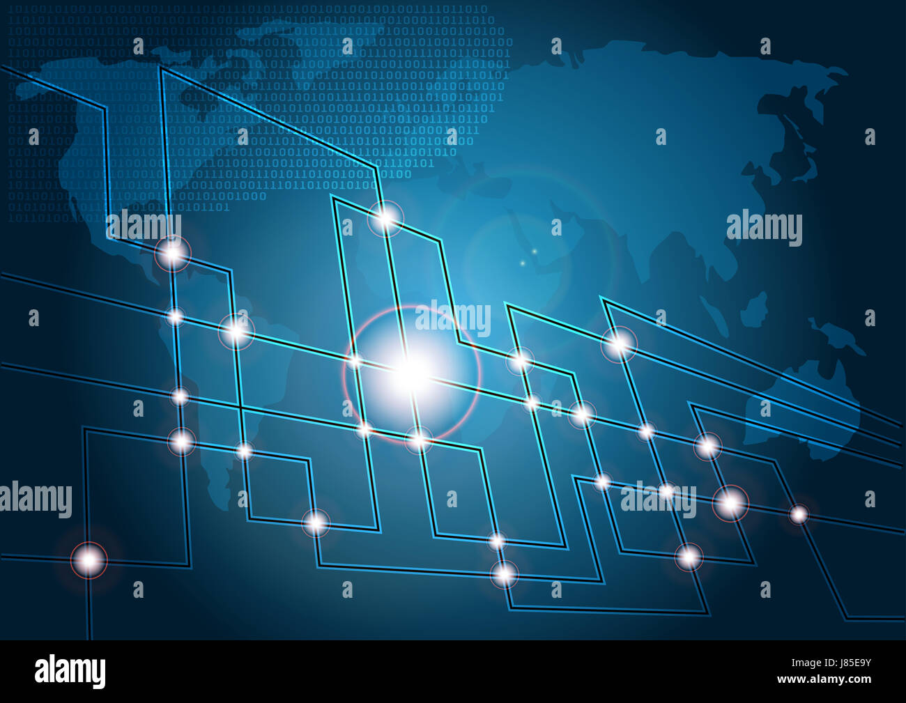 connection connectivity interface annexation technology globalization ...
