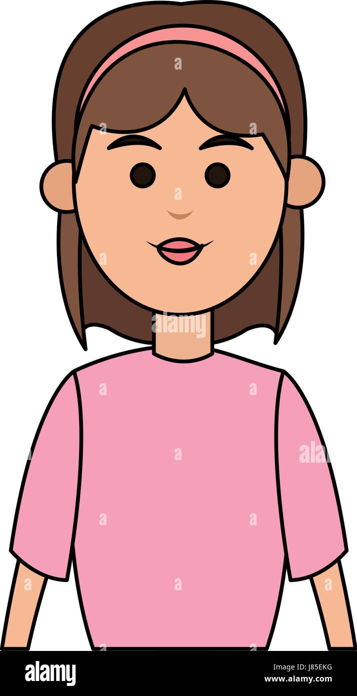 Cartoon woman profile Stock Vector Image & Art - Alamy