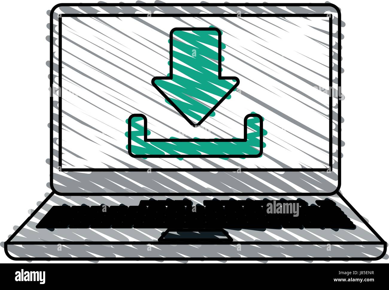 arrow computer monitor Stock Vector Image & Art - Alamy