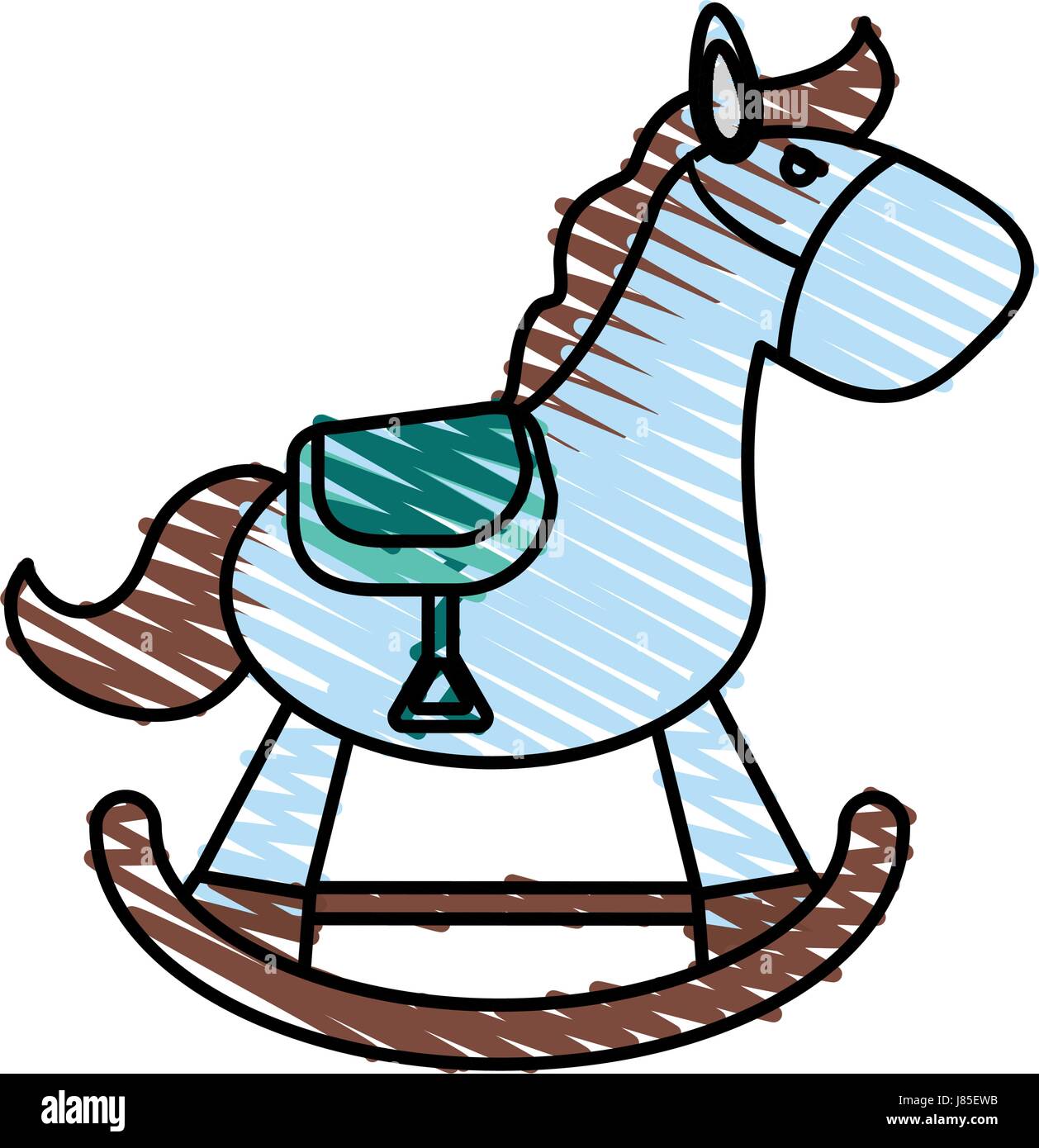 pony toy illustration Stock Vector Image & Art - Alamy