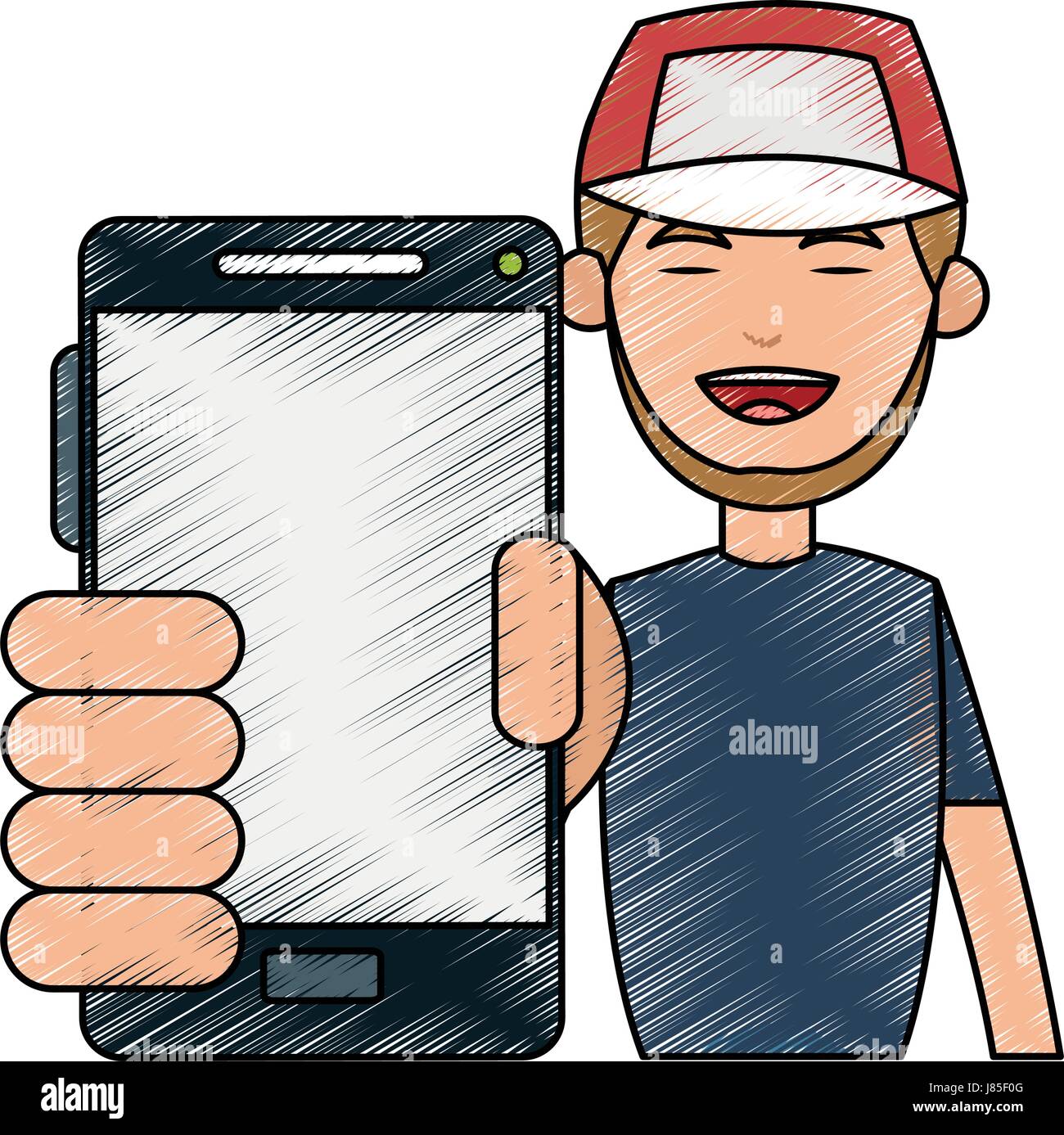 Cartoon man profile Stock Vector Image & Art - Alamy