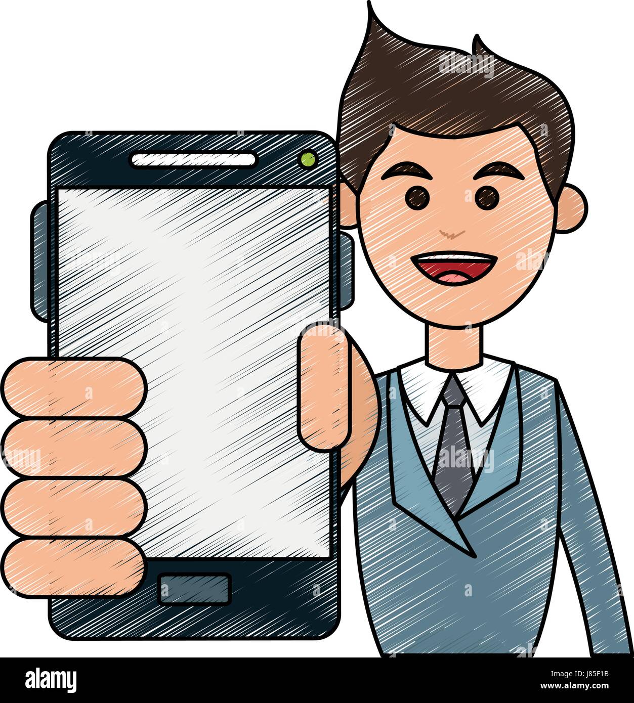 Cartoon man profile Stock Vector Image & Art - Alamy