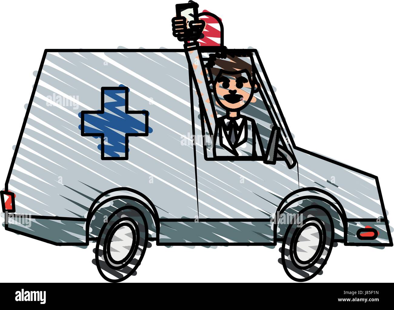 ambulance toy little Stock Vector Image & Art - Alamy