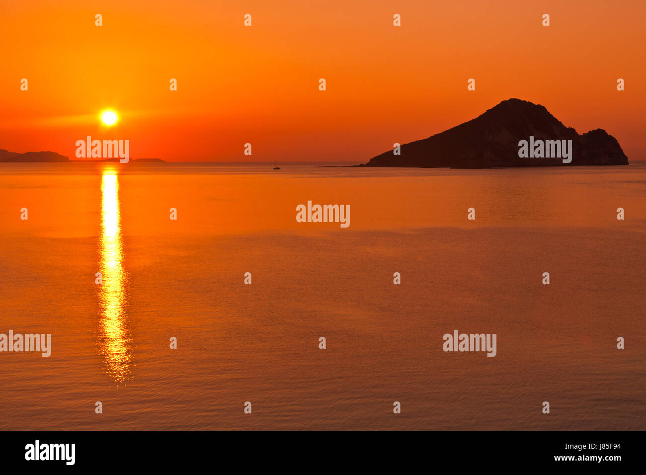 sunset greece beach seaside the beach seashore sunrise europe water ...