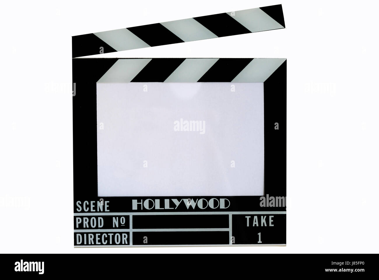 board entertainment isolated studio production clap cut action slate ...