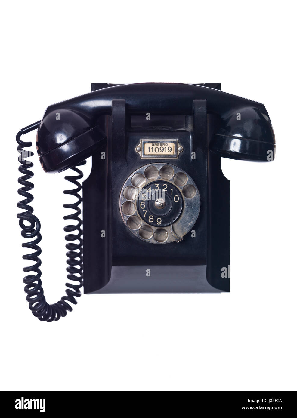 telephone phone isolated black swarthy jetblack deep black ...