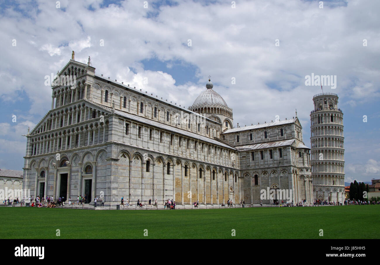 tower skew tuscany toscana pisa emblem italy tower city town cathedral ...