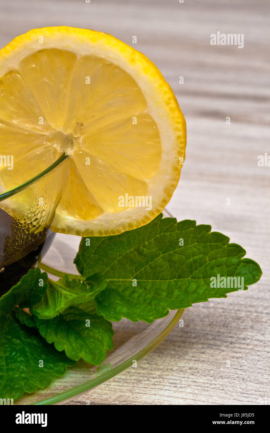 tea drink vitamins vitamines hot tea-cup lemon balm lemon citron cup ...