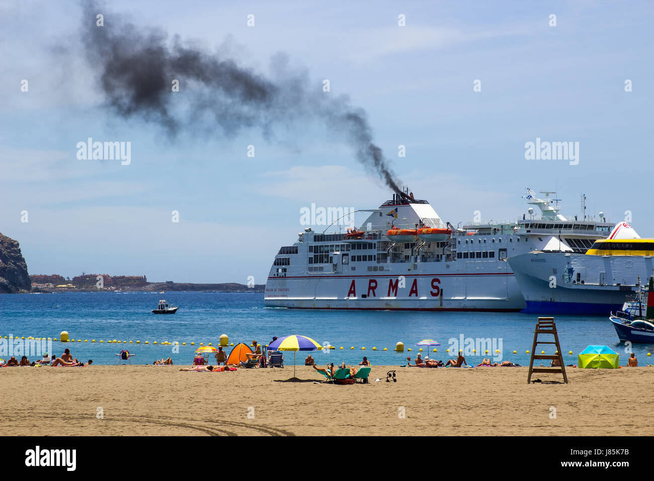 On armas ferry from tenerife hi-res stock photography and images - Alamy
