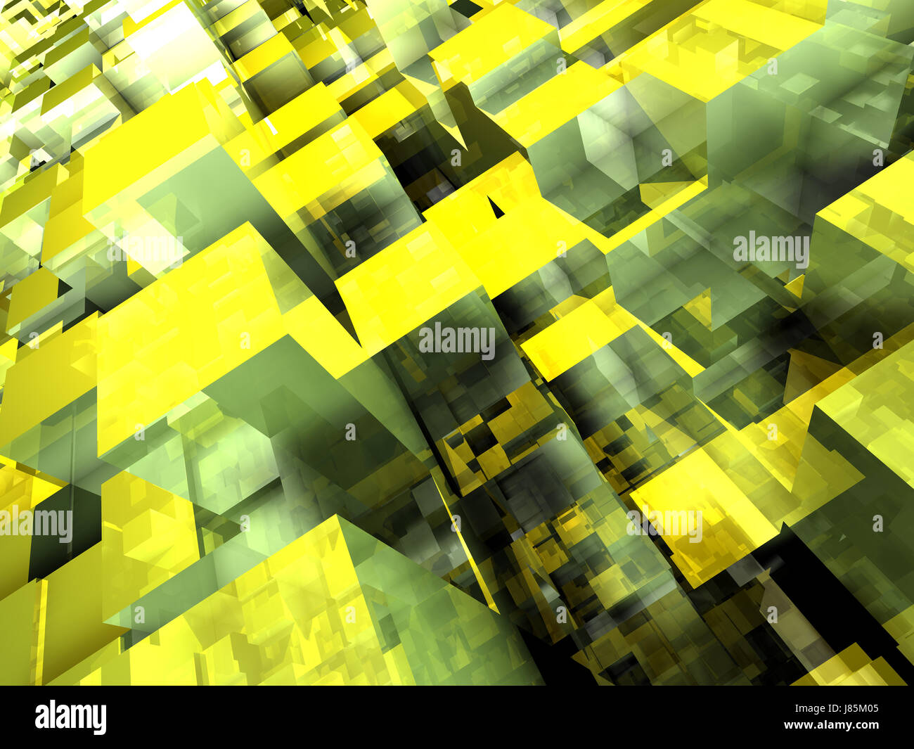 city town graphic illustration metal square shape mass digital abstract ...