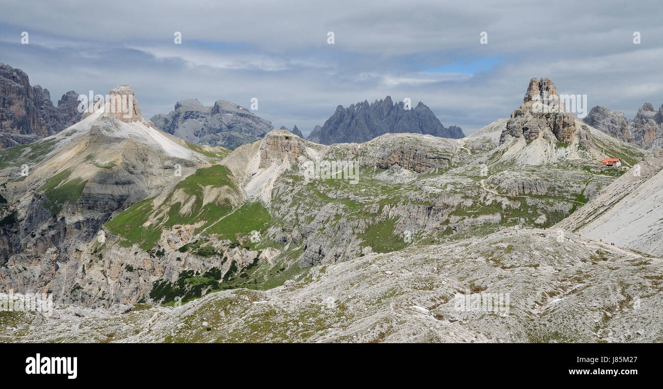 mountains dolomites south tyrol scenery countryside nature italy tree ...