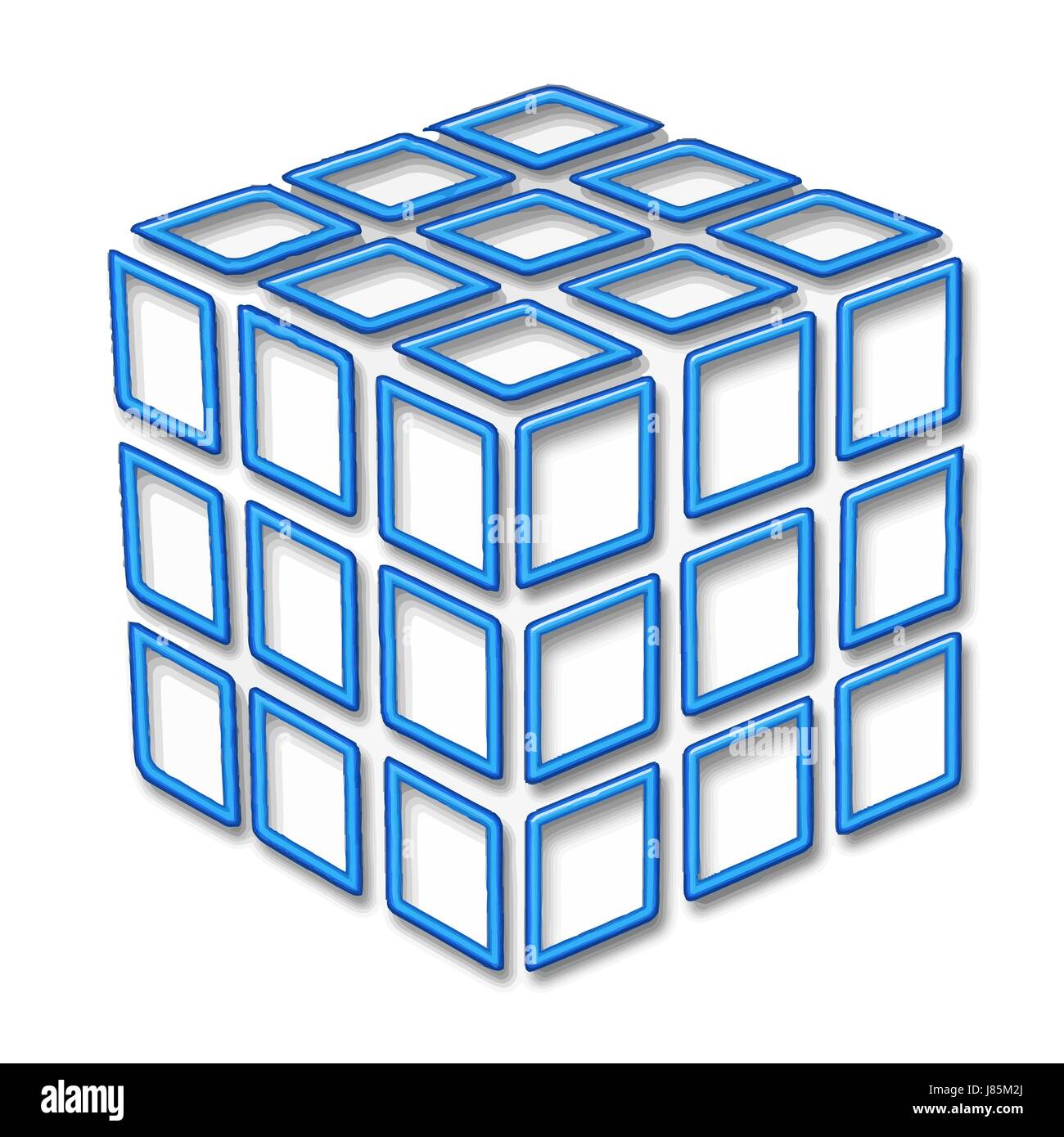 Blue quadrat hi-res stock photography and images - Alamy