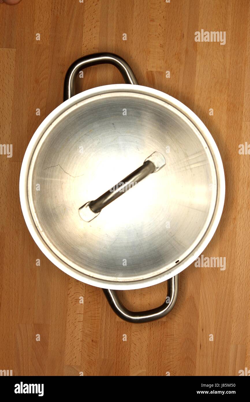 isolated wood silver steel metal kitchen cuisine boil cooks boiling ...