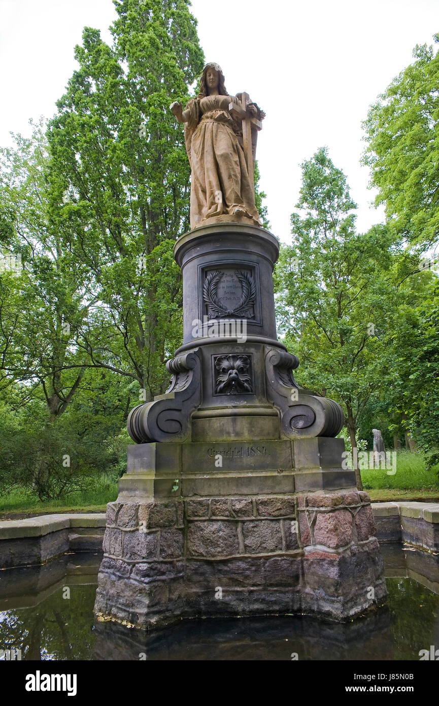 monument statue cross cemetery worth seeing style of construction ...