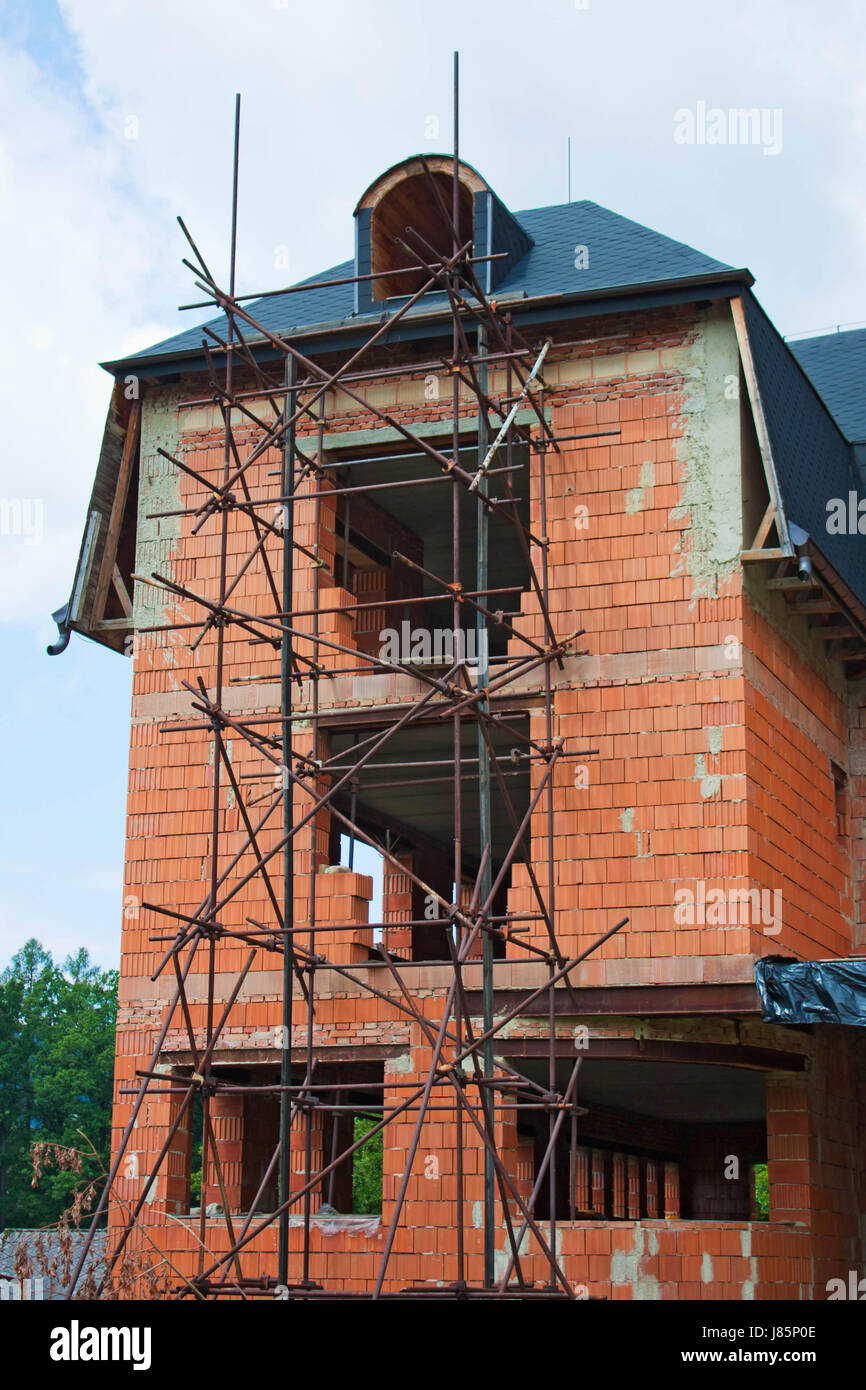 house building build wood new wall facade work factory style of ...