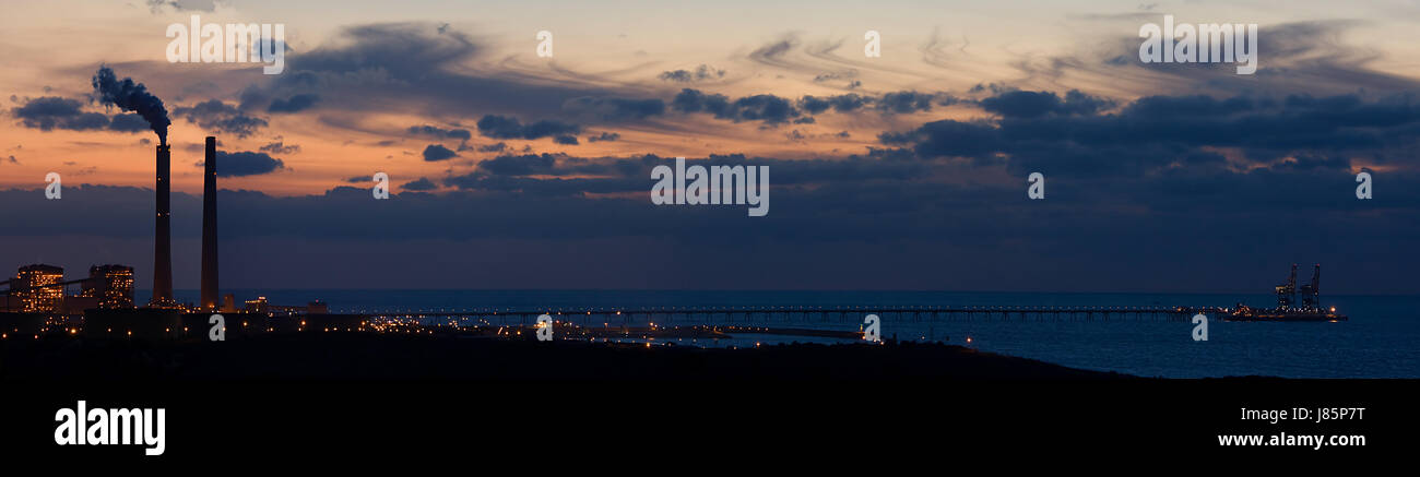 sunset sight view outlook perspective vista panorama lookout israel ...
