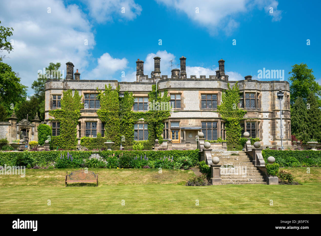 Thornbridge hall gardens near Great Longstone, Derbyshire, England ...