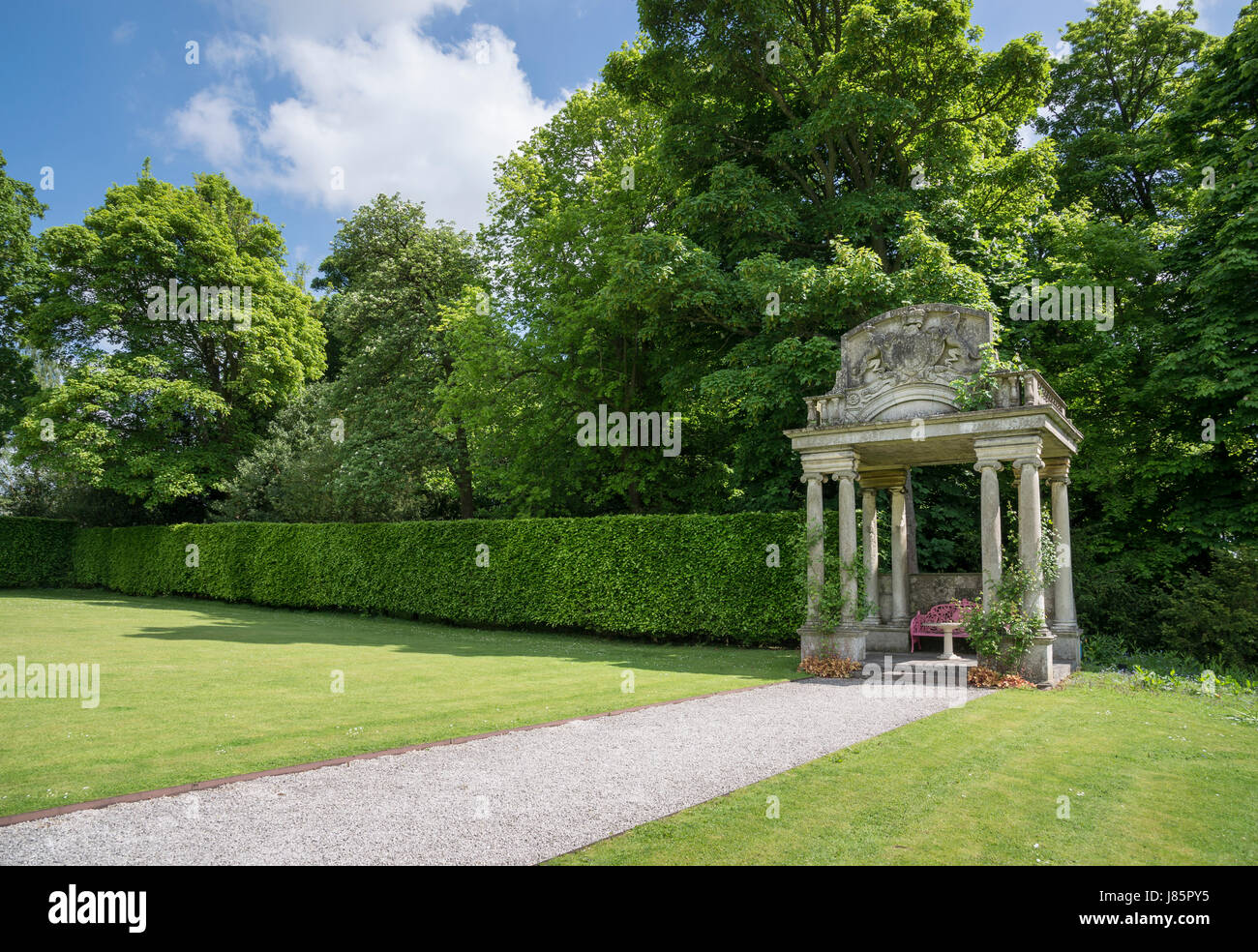 Thornbridge hall gardens near Great Longstone, Derbyshire, England ...