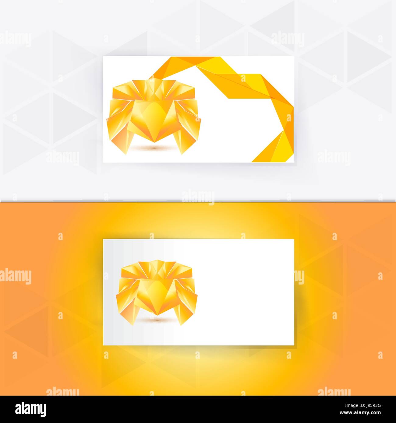 Abstract blank name card template for business artwork. eps 10 Stock ...