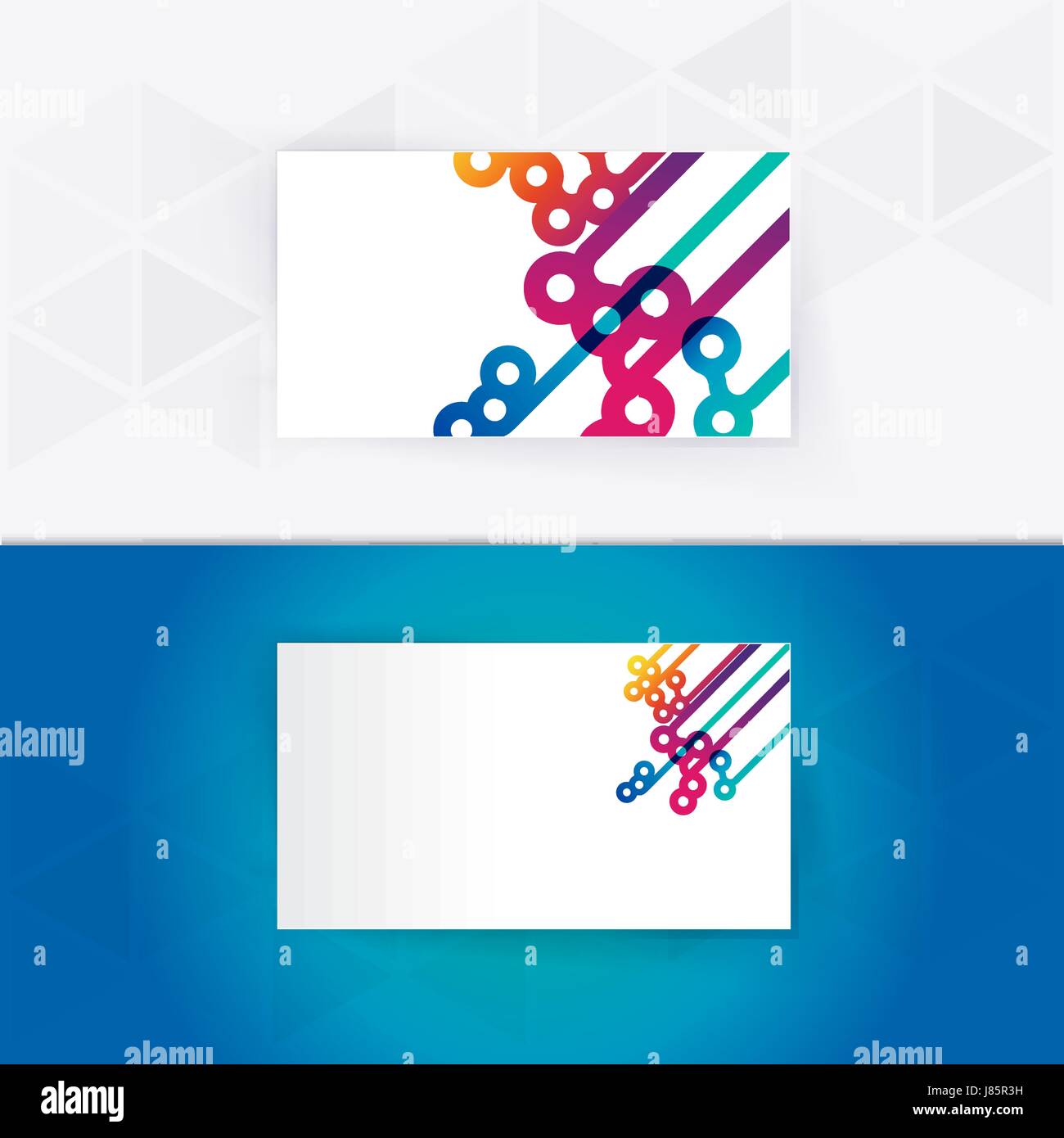 Abstract blank name card template for business artwork. eps 10 Stock ...
