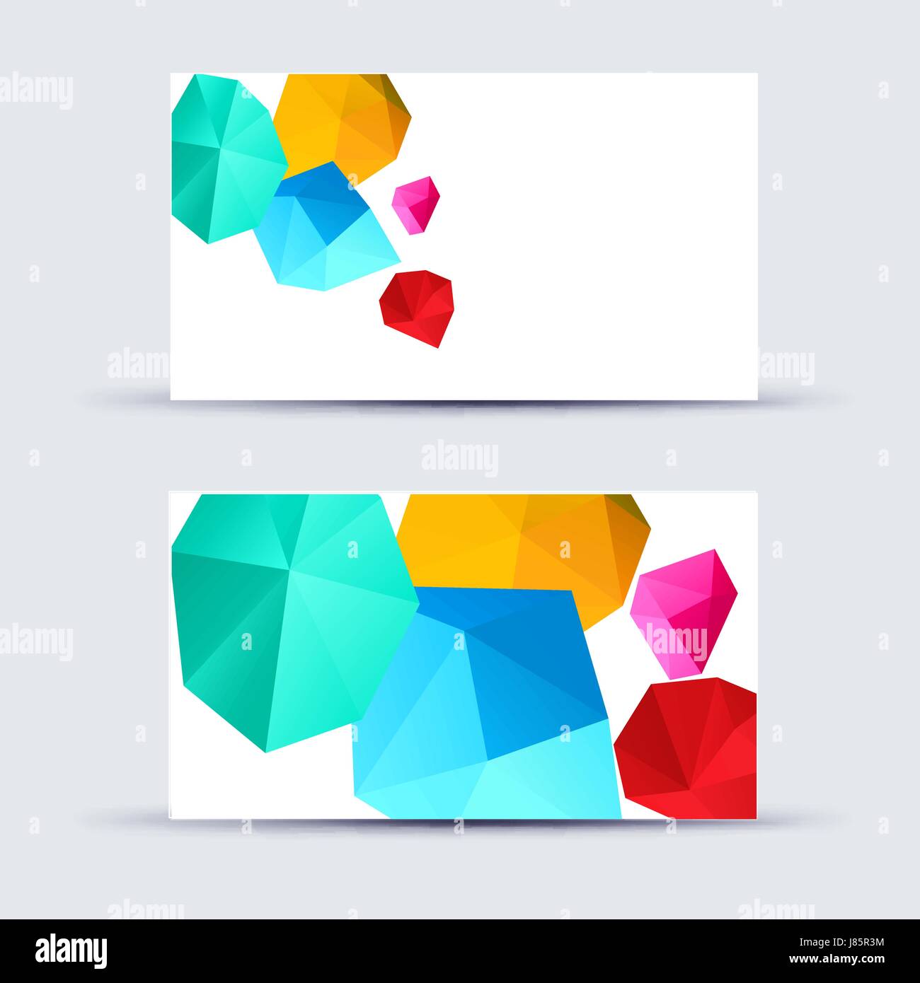 Abstract blank name card template for business artwork. eps 10 Stock Vector Image & Art - Alamy